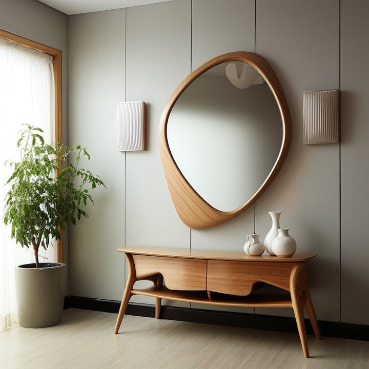 Designer Mirror Frame | Wall Mirror Frame – Bone Inlay Furnitures