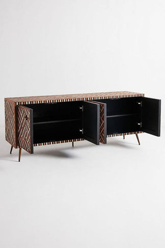 "Stunning Handmade Bone Inlay Media Console | Luxury TV Unit" – Bone ...