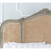 "Elegant Hand-Carved Rattan Luxury Bed" – Bone Inlay Furnitures