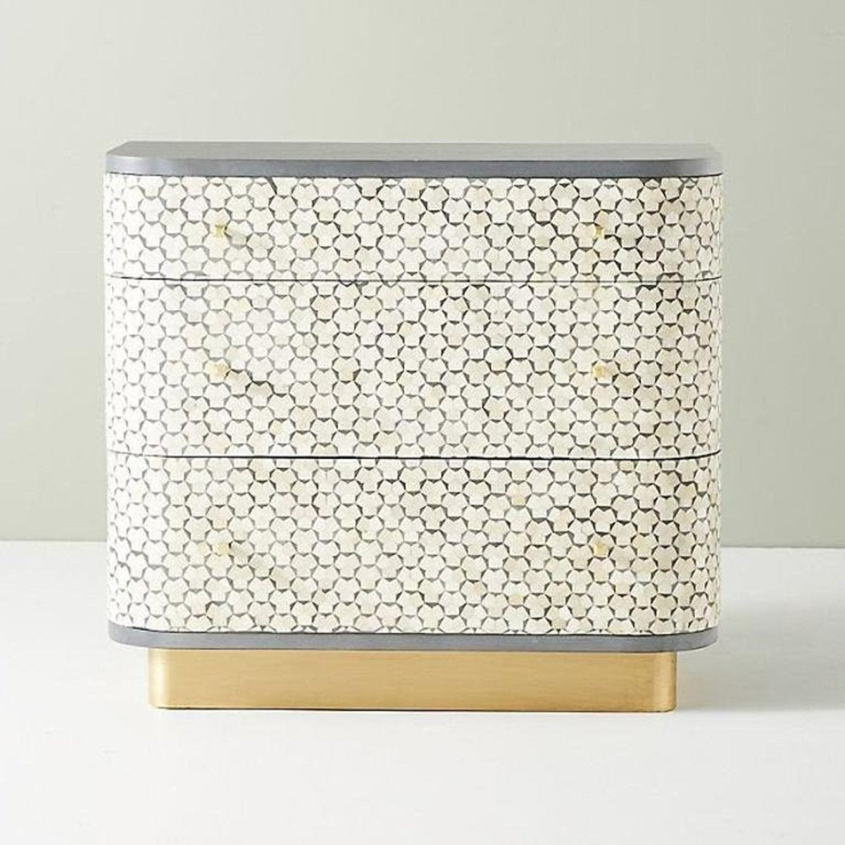 "Explore the Unique Charm of Our Bone Inlay Three Drawers Chest" – Bone ...