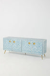 "Stunning Handmade Bone Inlay Media Console | Luxury TV Unit" – Bone ...