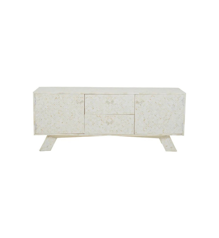 Stylish Bone Inlay Media Console - Custom TV Unit with Free Shipping ...